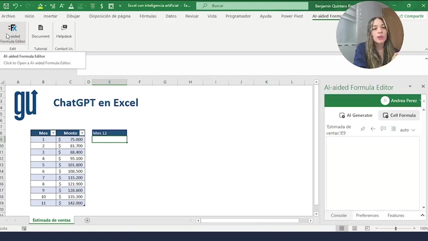 ExcelのAIアドオンで数式を自動生成：AI-Aided Formula Editor徹底解説
