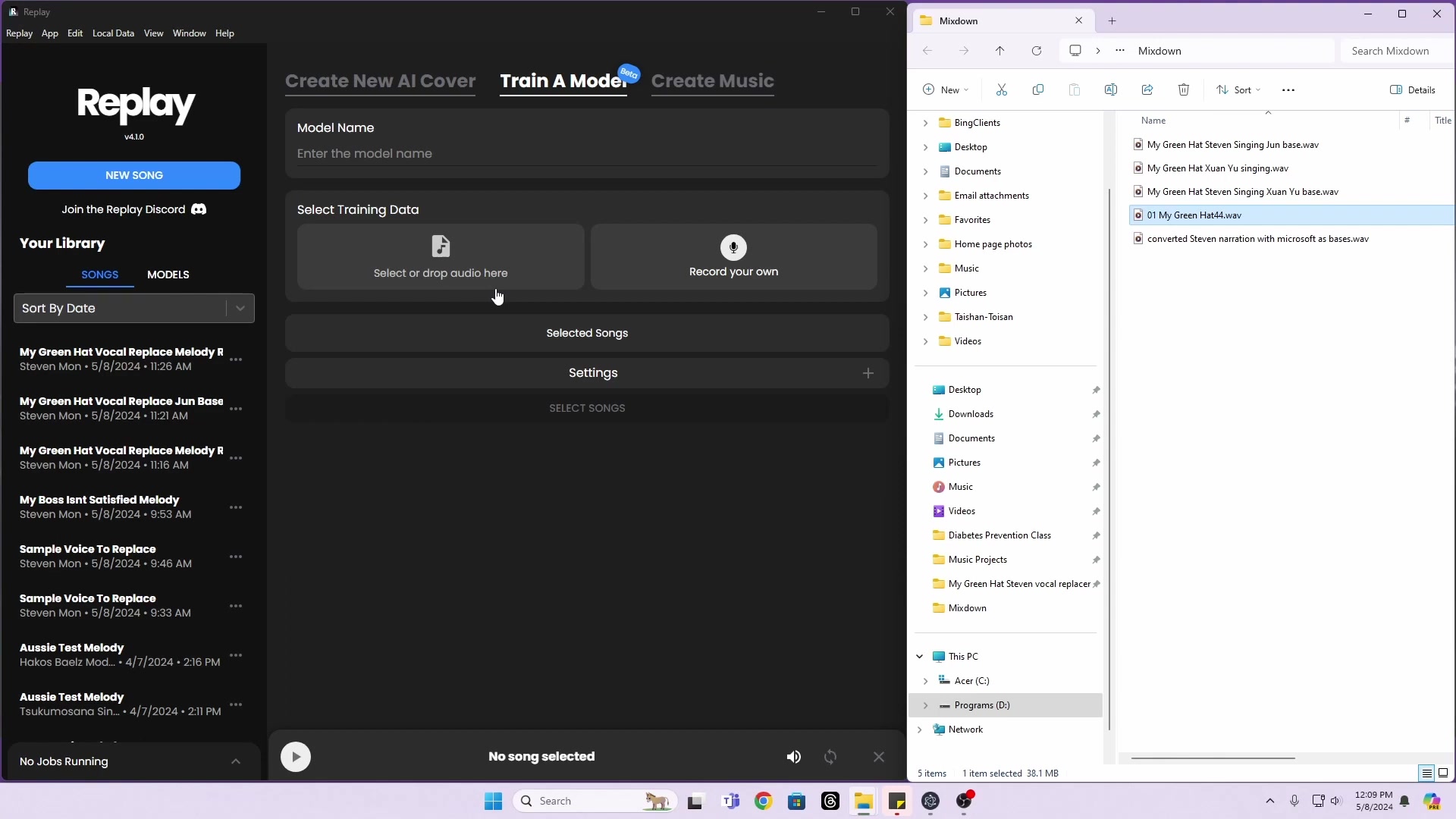 Entrena tu propia voz con IA: Guía Replay para modelos vocales