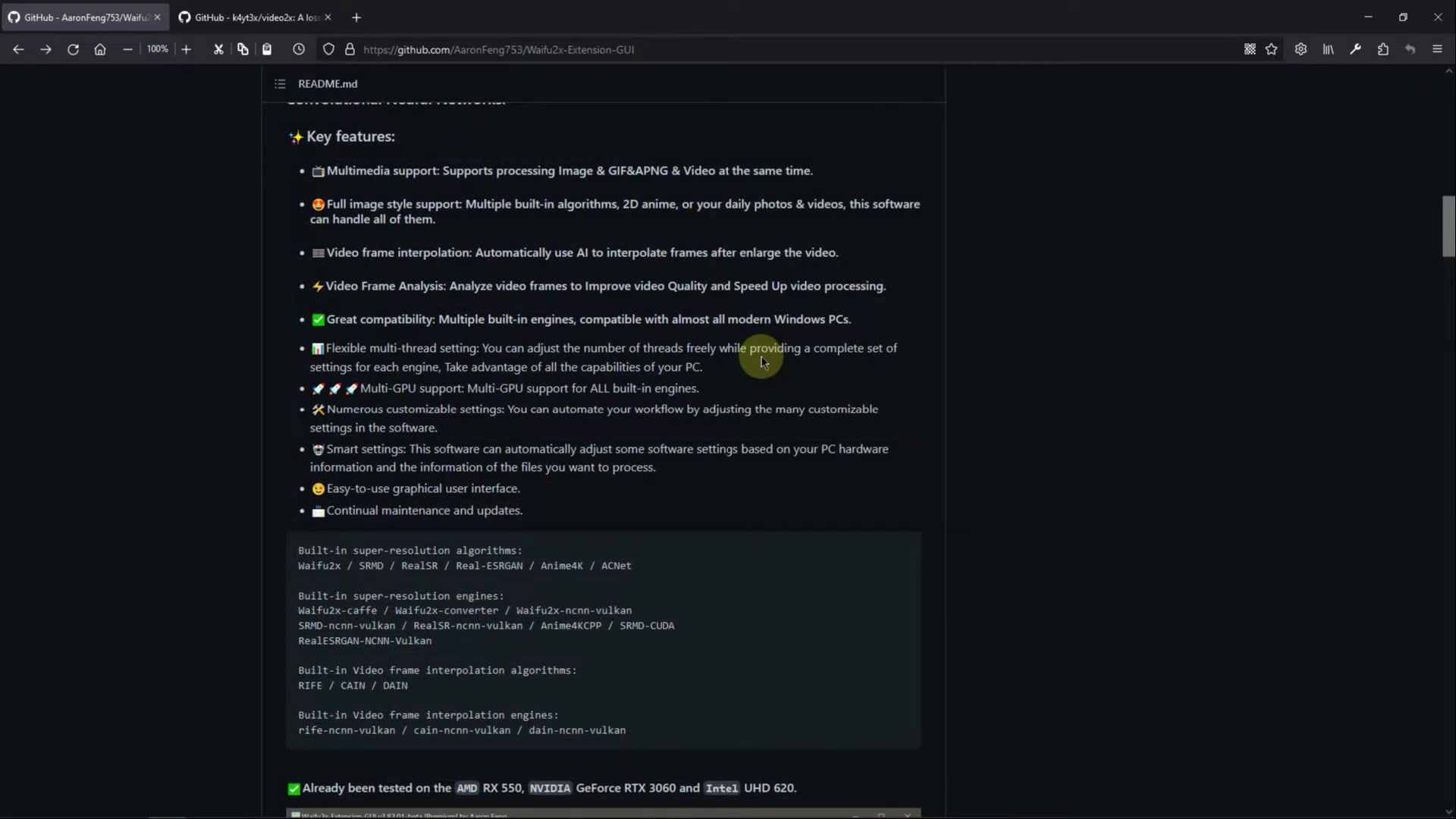 免費AI影片畫質提升軟體：Waifu2x Extension GUI全攻略