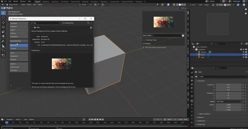Remove Backgrounds in Blender: AI-Powered Addon Tutorial