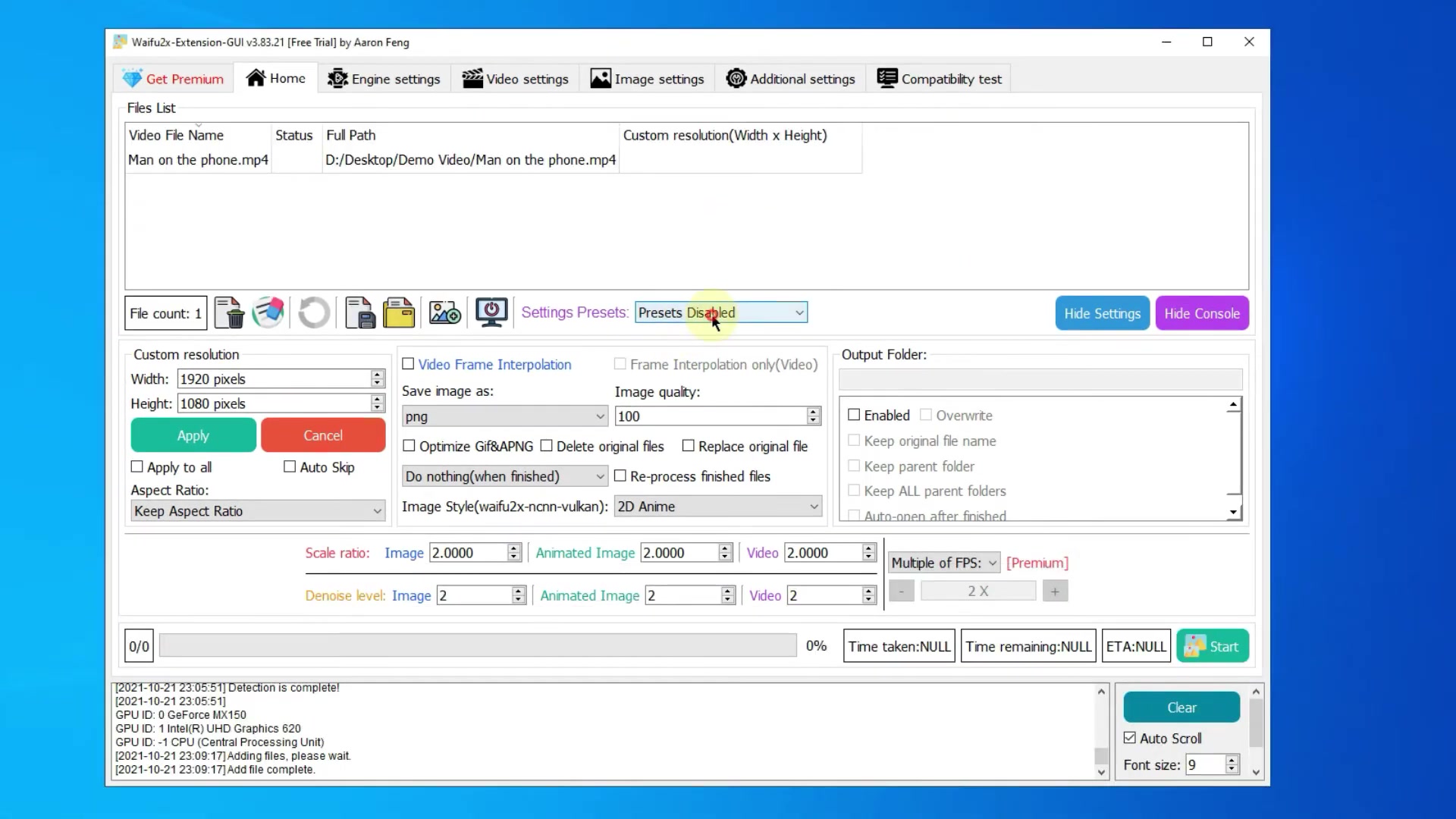 無料AI動画高画質化ソフト: Waifu2x拡張GUI徹底ガイド