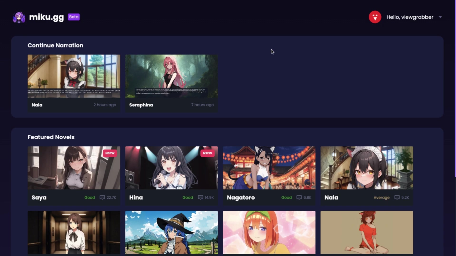 Miku.gg 新功能：免費 700 億參數模型與 AI 角色扮演