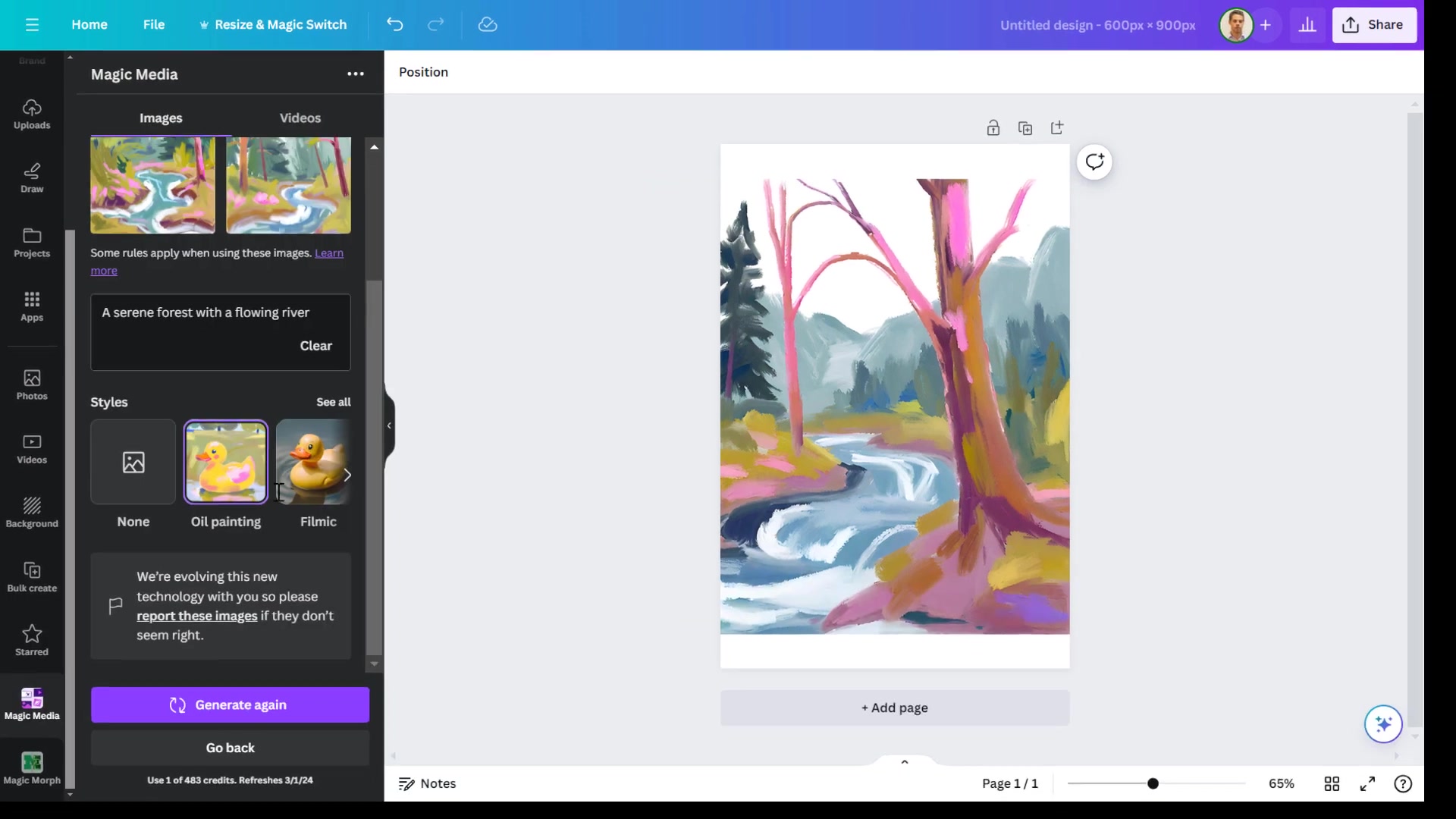 Generate AI Art Free with Canva: A Comprehensive Guide