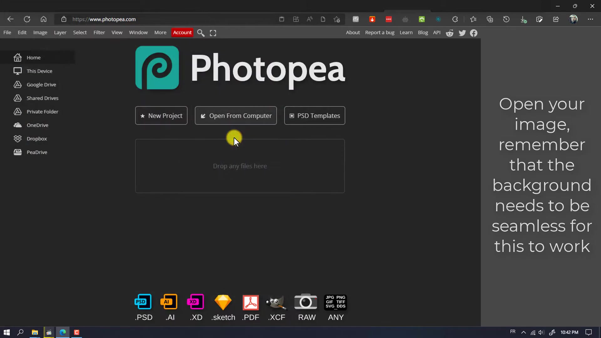 Seamless Background Extension with Photopea: A Pro Guide