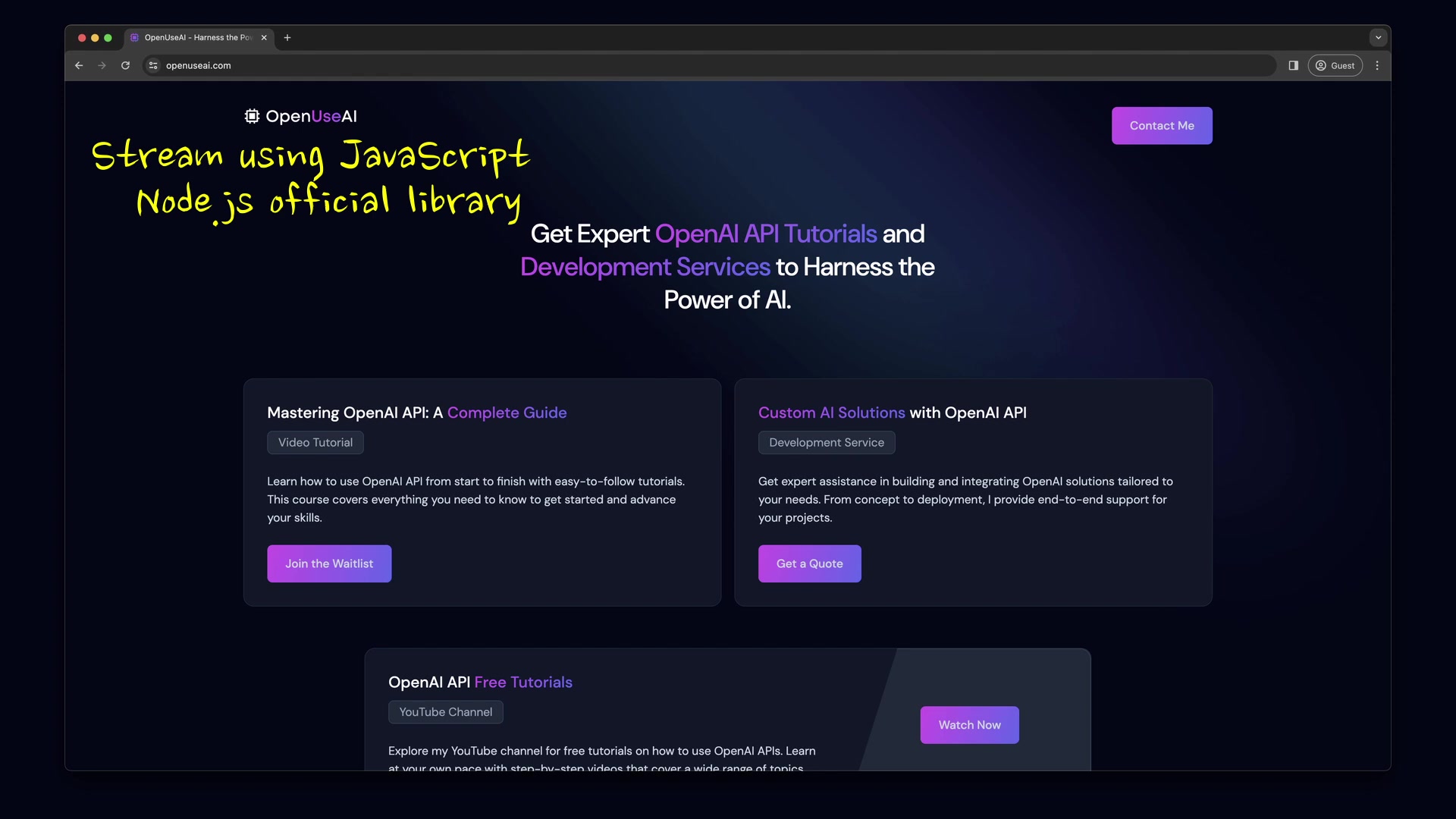 Mastering OpenAI API Stream Responses: A Complete Guide