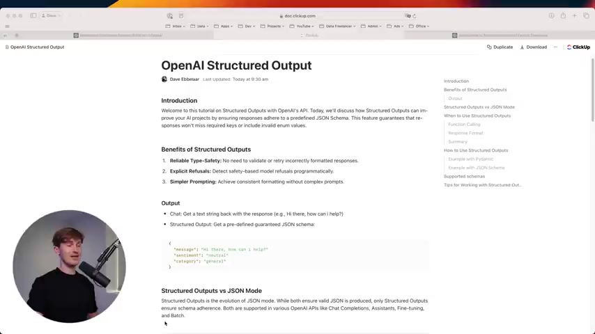 Mastering OpenAI Structured Outputs: A Developer's Guide