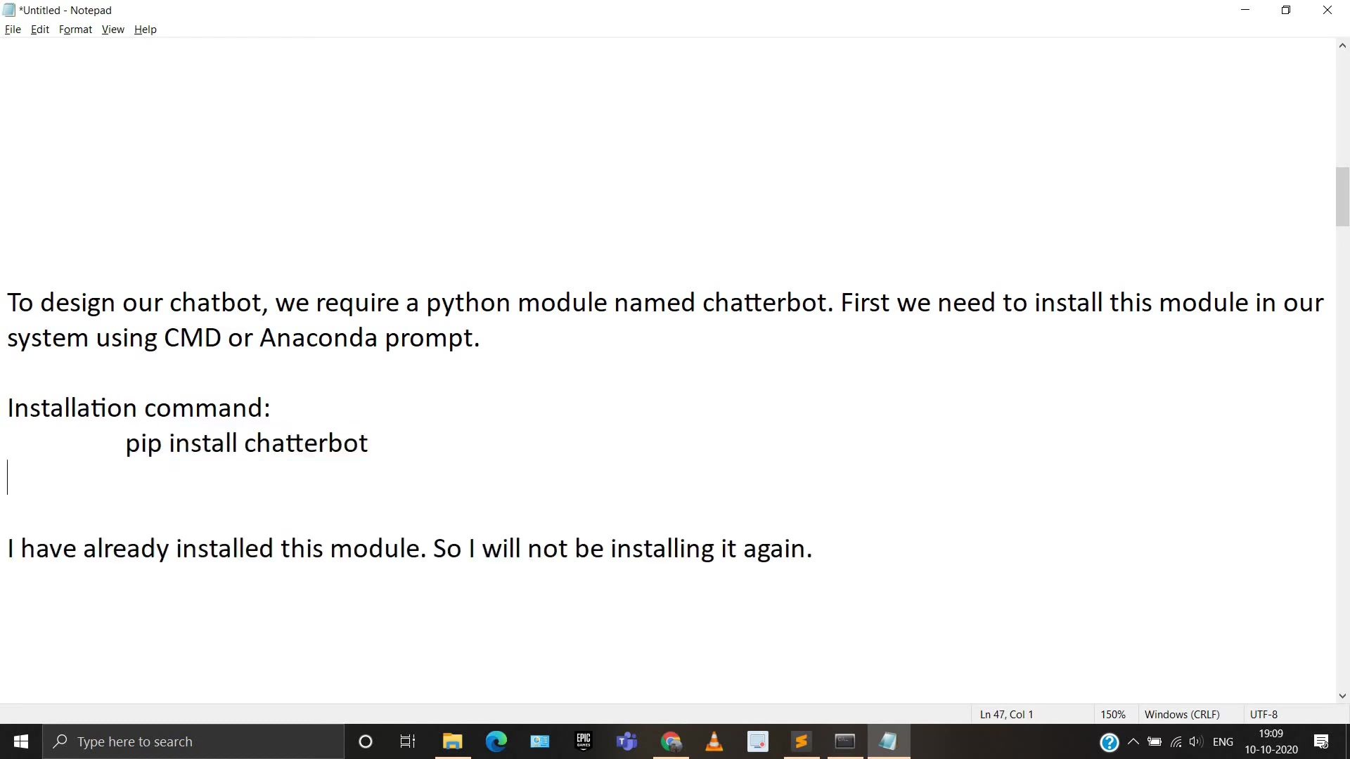 Python Chatbot设计教程：使用ChatterBot轻松构建AI对话系统