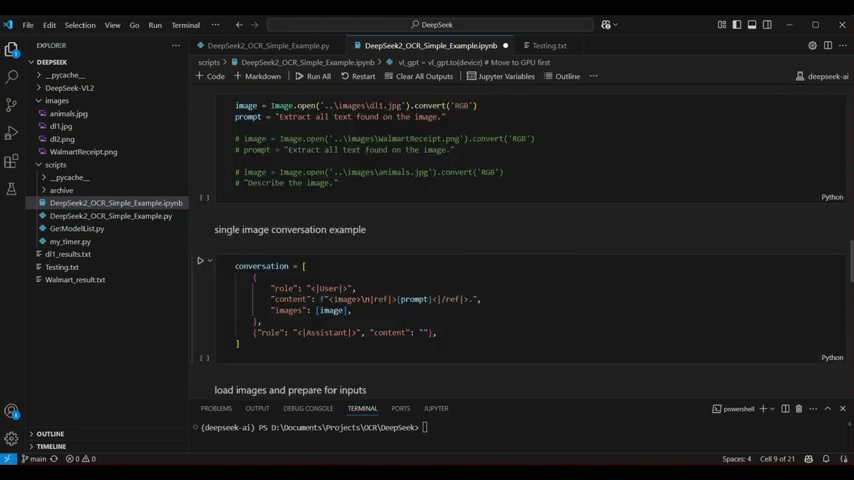 DeepSeek VL2 OCR文本提取指南：Python实战与性能测评
