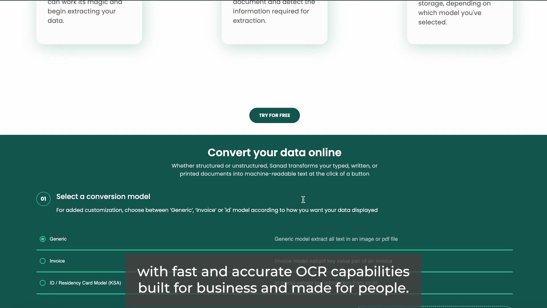 Sanad AI OCR: Automate Arabic and English Document Extraction