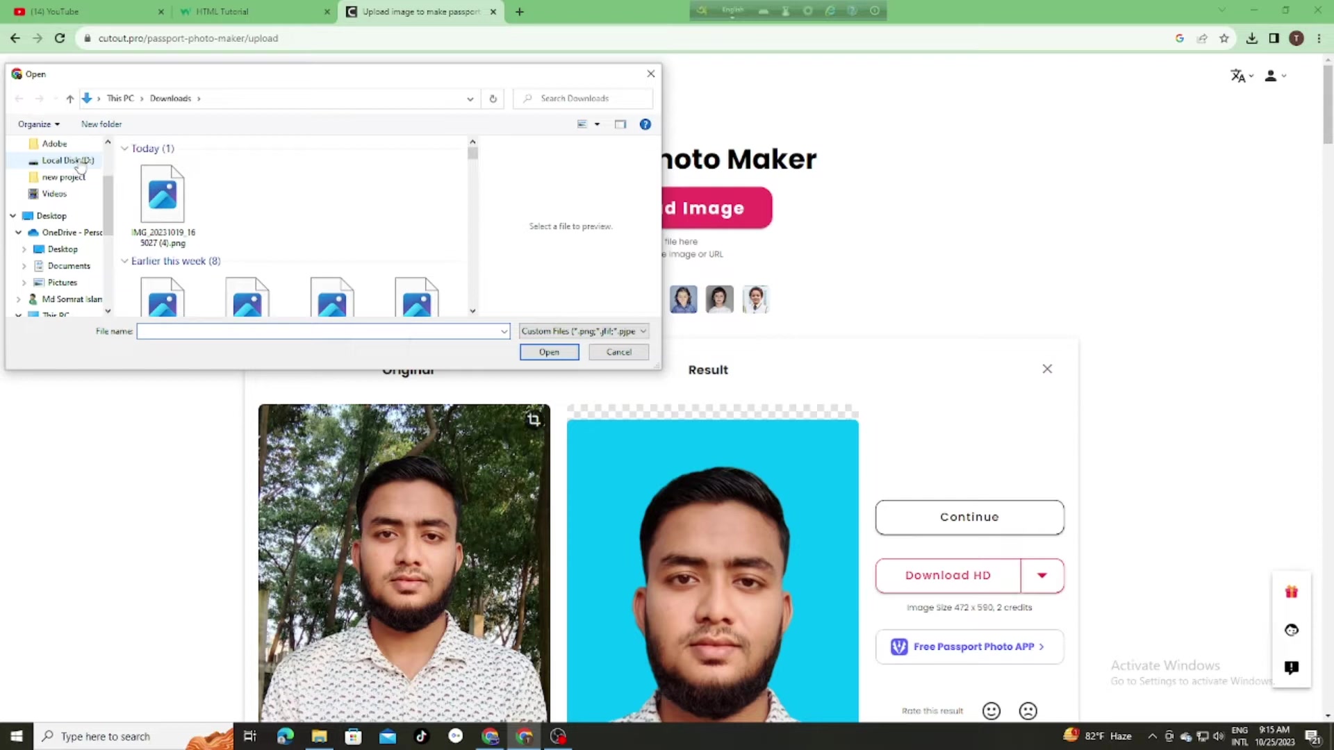 Create Professional Passport Photos Online with Cutout.pro
