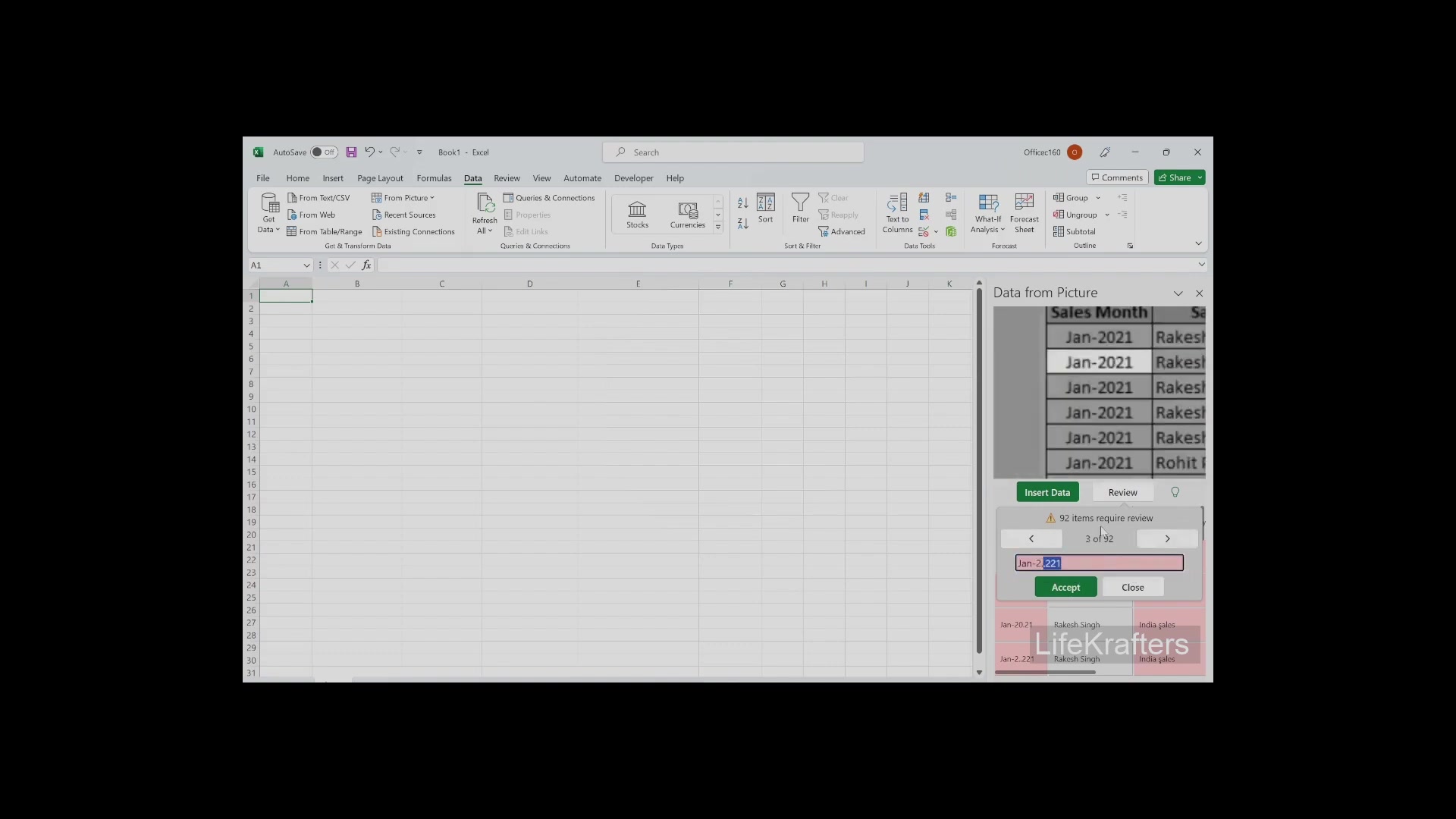 運用Excel OCR功能：輕鬆轉換圖片表格至可編輯資料