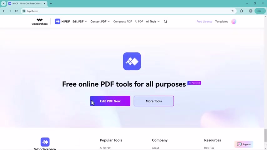 HiPDF: The All-in-One AI-Powered Online PDF Editor Solution