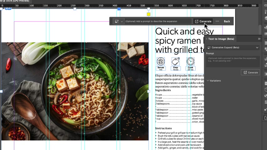 Master Generative Expand in Adobe InDesign: AI-Powered Image Expansion