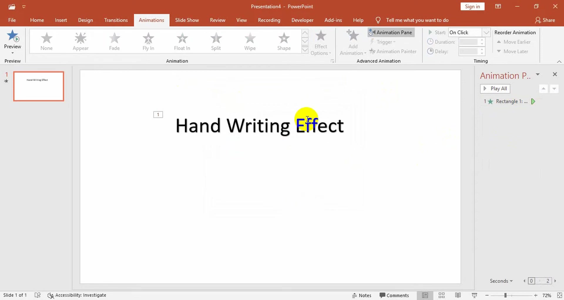 PowerPoint Hand Writing Effect: Animation Tutorial & Tips