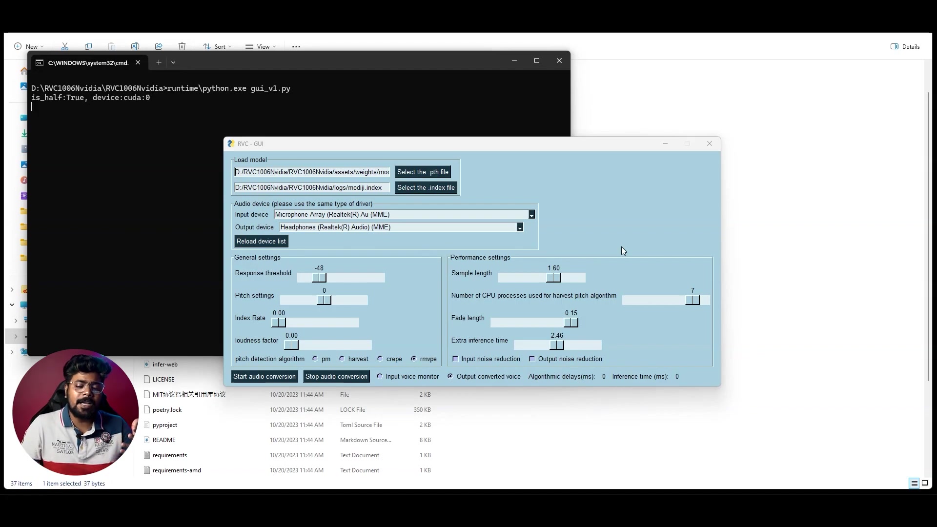 RVC: Real-Time Voice Changer Guide for NVIDIA, AMD, and Intel GPUs