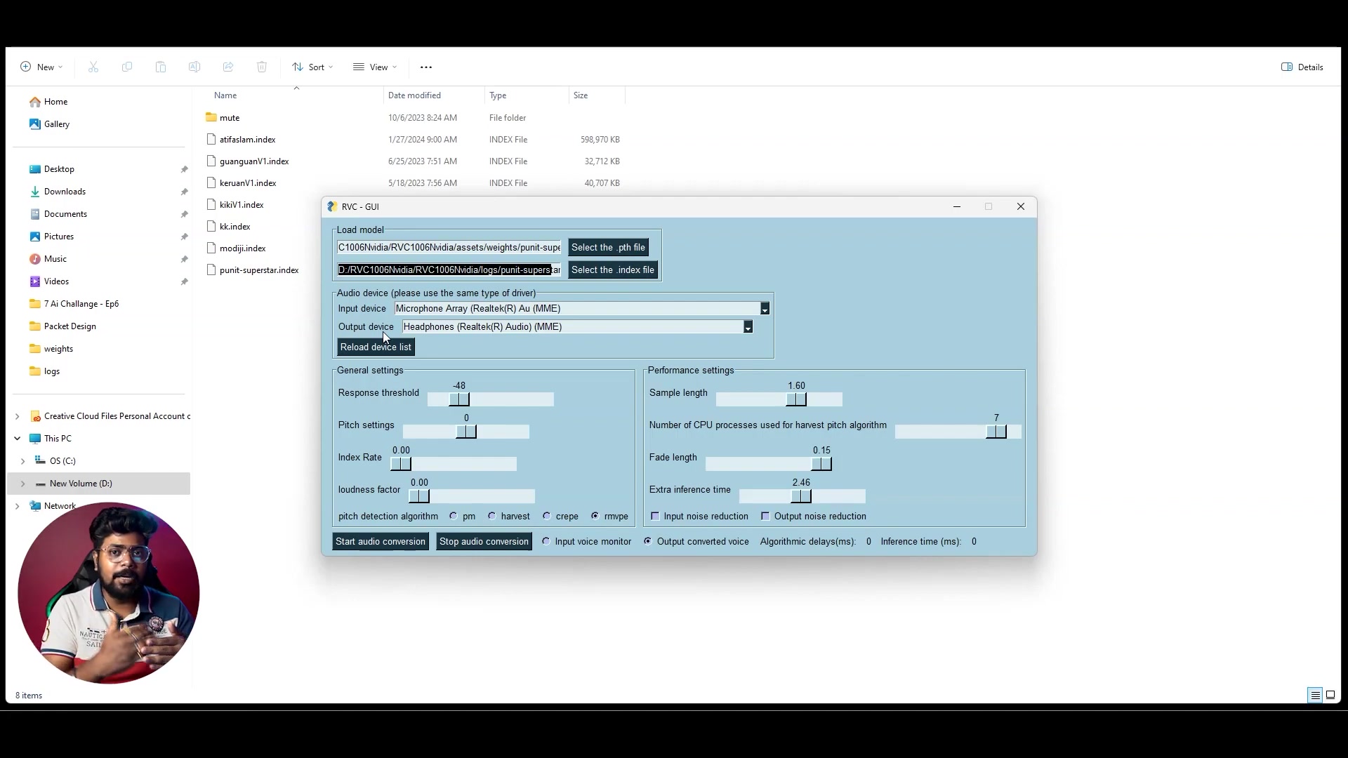 RVC: Real-Time Voice Changer Guide for NVIDIA, AMD, and Intel GPUs