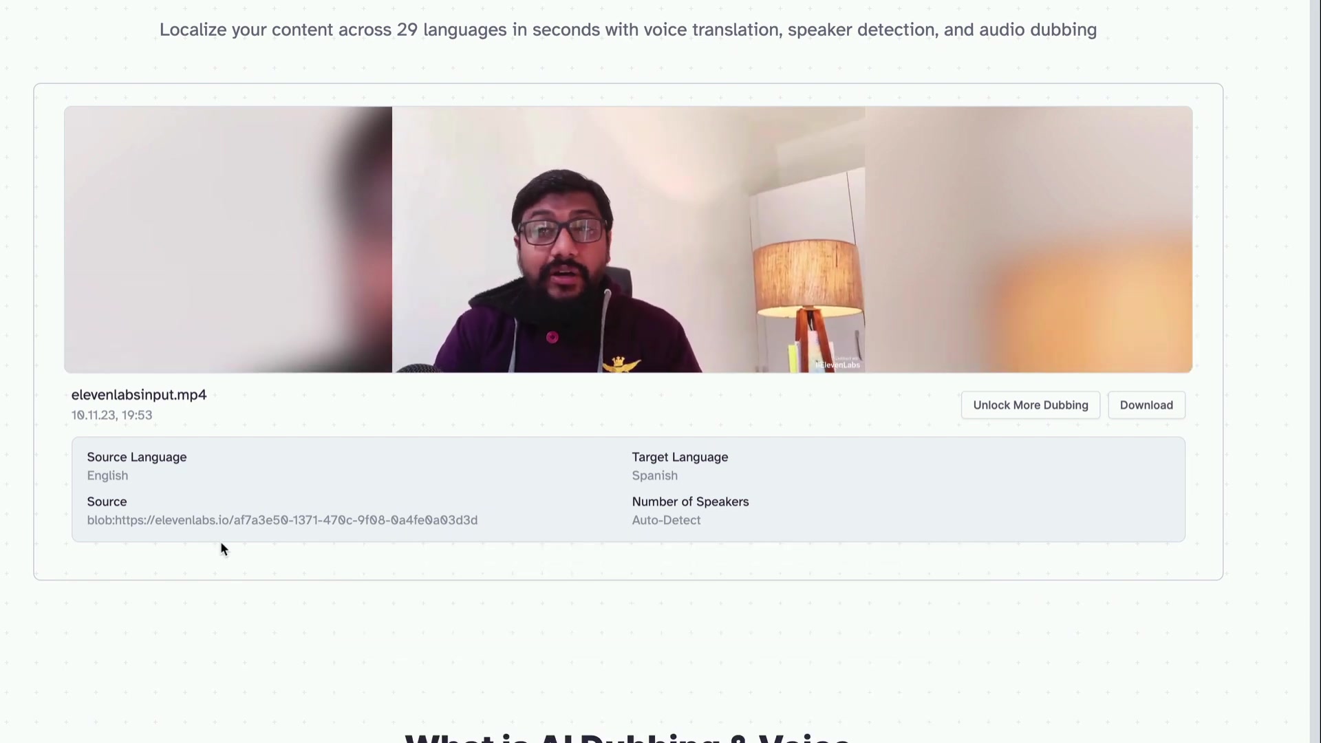 ElevenLabs AI Dubbing: Breaking Language Barriers with Voice Translation