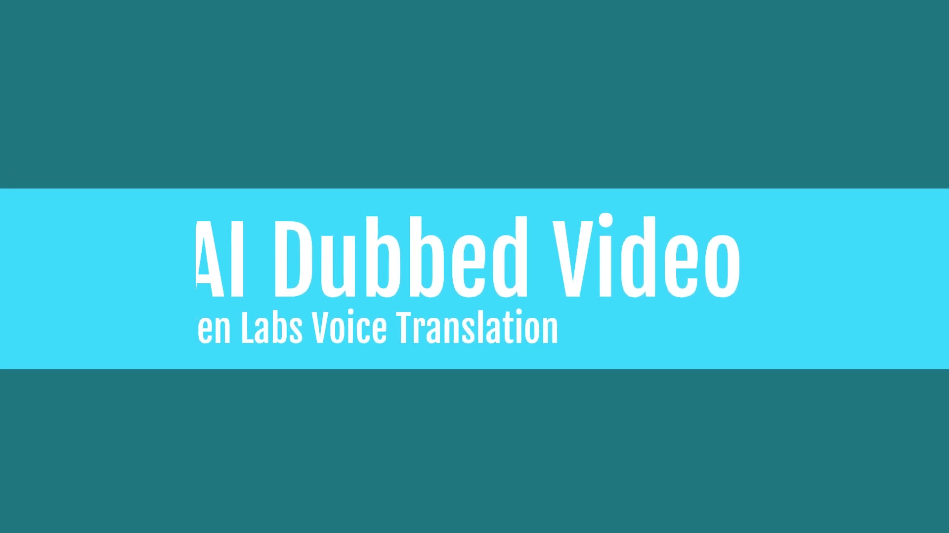 ElevenLabs AI Dubbing: Breaking Language Barriers with Voice Translation
