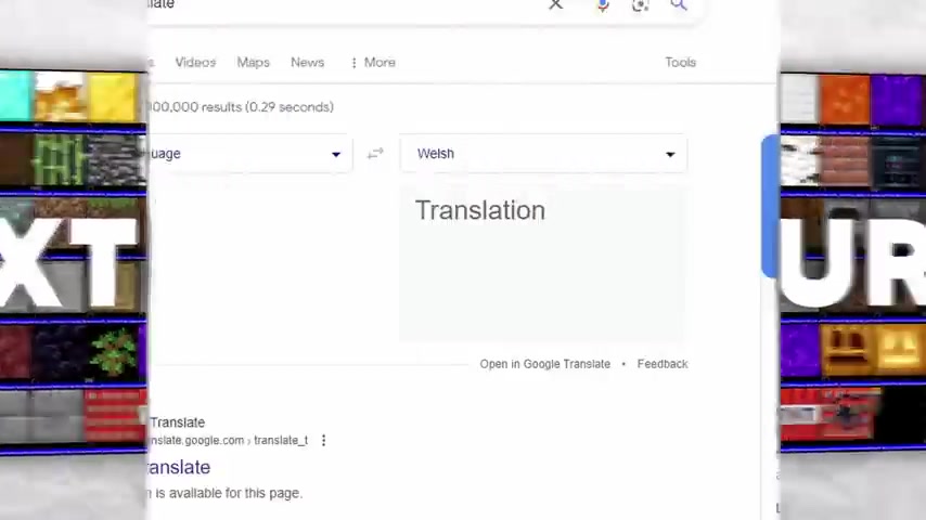 Transform Minecraft with Google Translate Texture Packs
