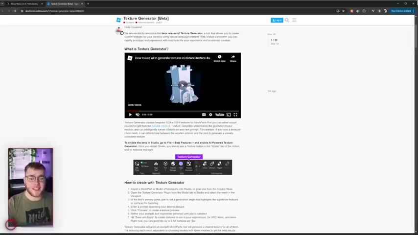 Roblox Studio: Generador de Texturas con IA para Juegos Asombrosos