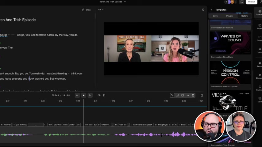 Effortless Video Podcast Editing with Descript's Multicam