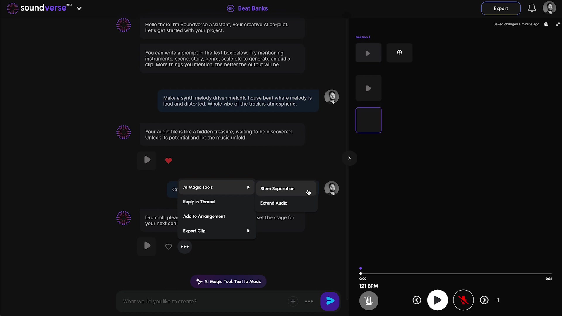 Soundverse: AI Music Creation Tutorial & Interface Overview