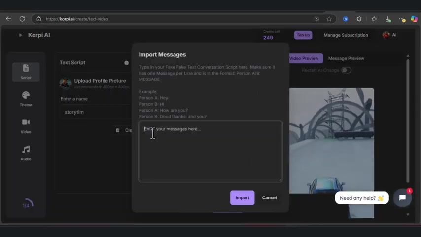 Create Viral TikTok Videos: AI-Powered Text Story Generator