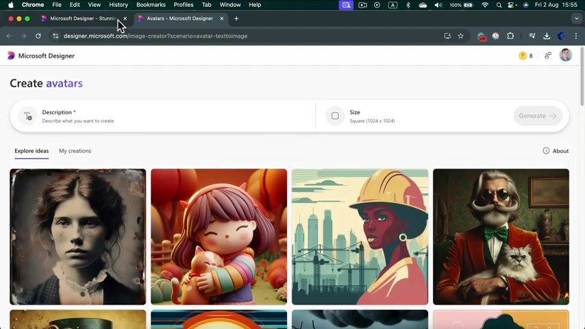 Transform Your Photos into Stunning Avatars with Microsoft Designer AI