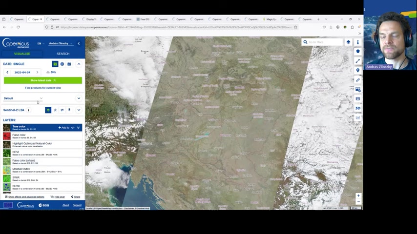 Copernicus Browser 進階使用指南：數據分析與視覺化