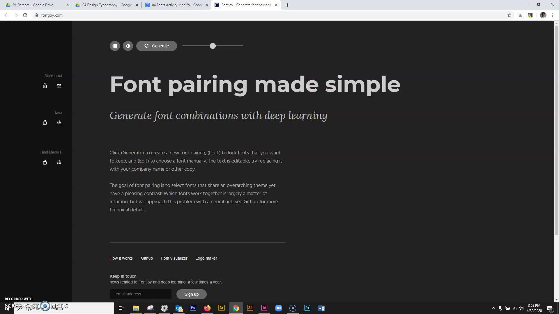 FontJoy y Tipografía: Genera Combinaciones de Fuentes Perfectas