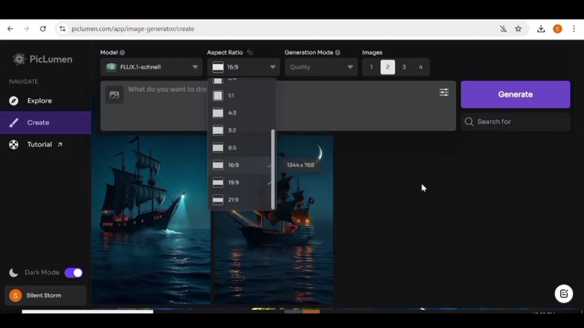 Free AI Image Generation with PicLumen: A Tutorial