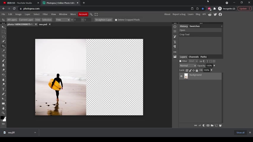 Resize Images Easily: Photopea's Content-Aware Scaling