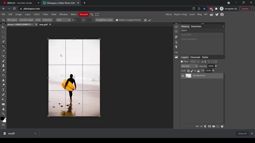 Resize Images Easily: Photopea's Content-Aware Scaling