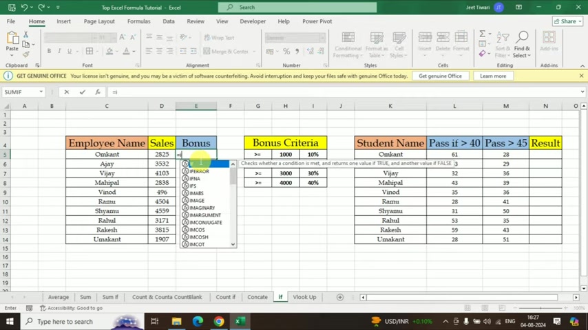 Master Excel: Top Formulas & Functions Tutorial for 2025