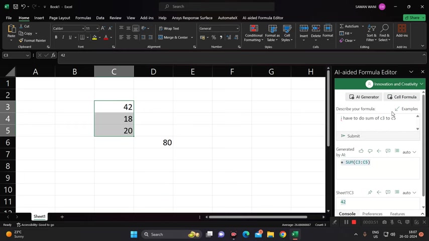 Excel AIアシスタント：AI-aided Formula Editor導入ガイド