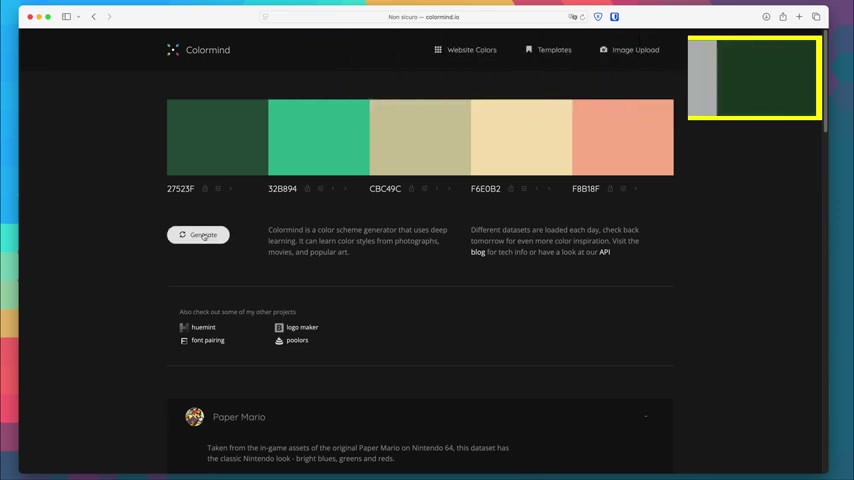 Colormind: The AI Color Scheme Generator for Designers