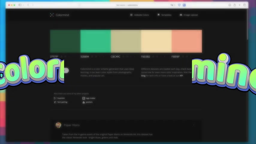 Colormind: 利用深度学习的智能配色方案生成器