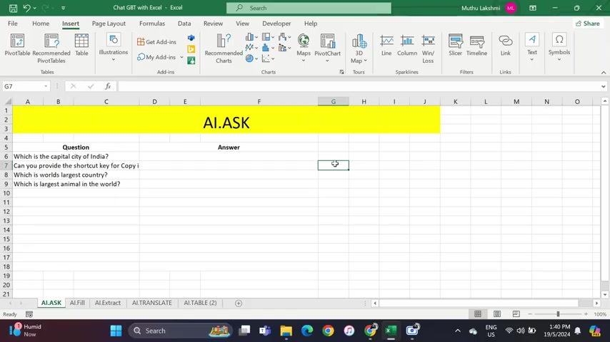 Integra ChatGPT con Excel: Automatiza tu hoja de cálculo GRATIS