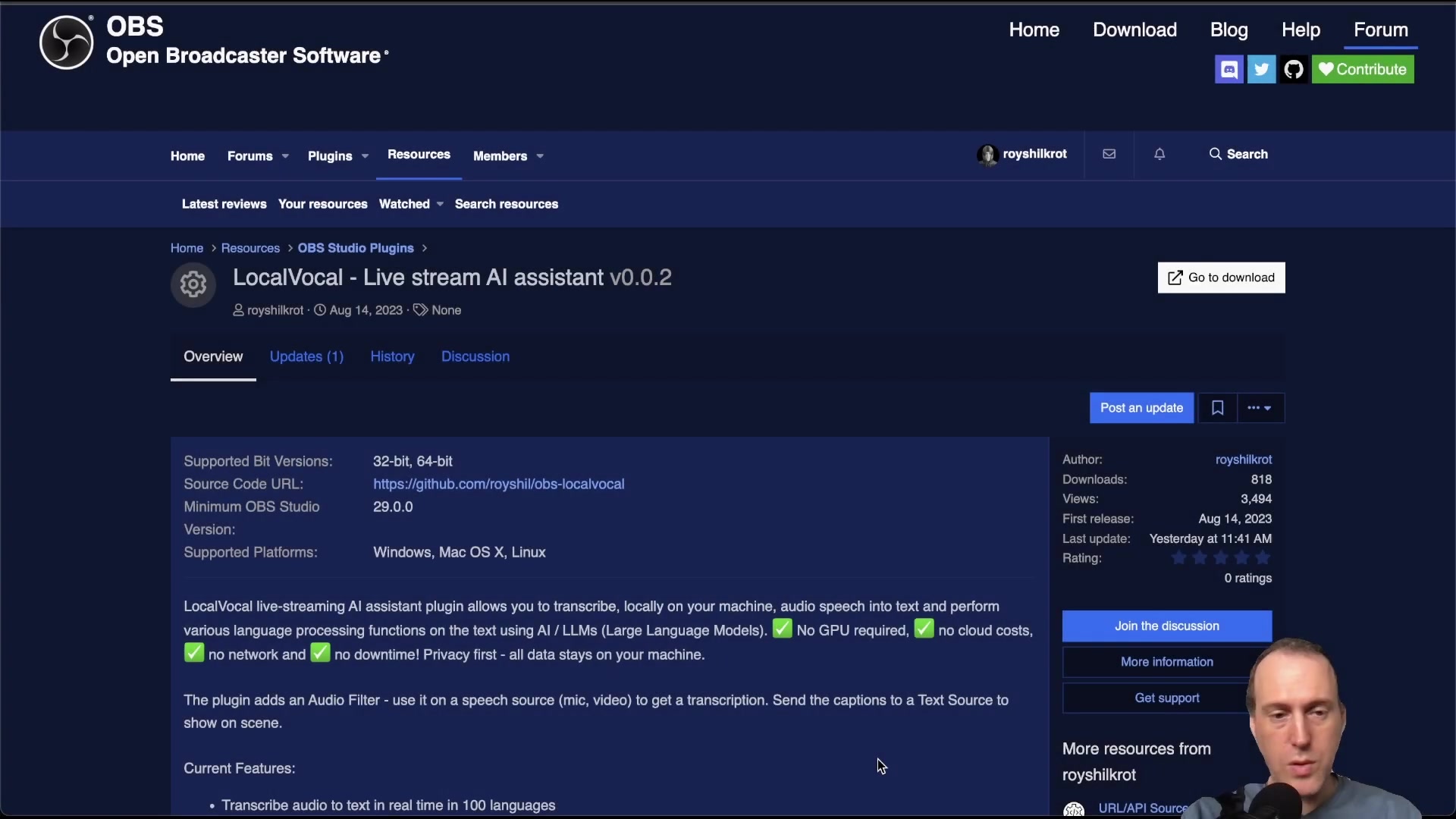 LocalVocal: Offline AI Speech-to-Text for OBS Streaming