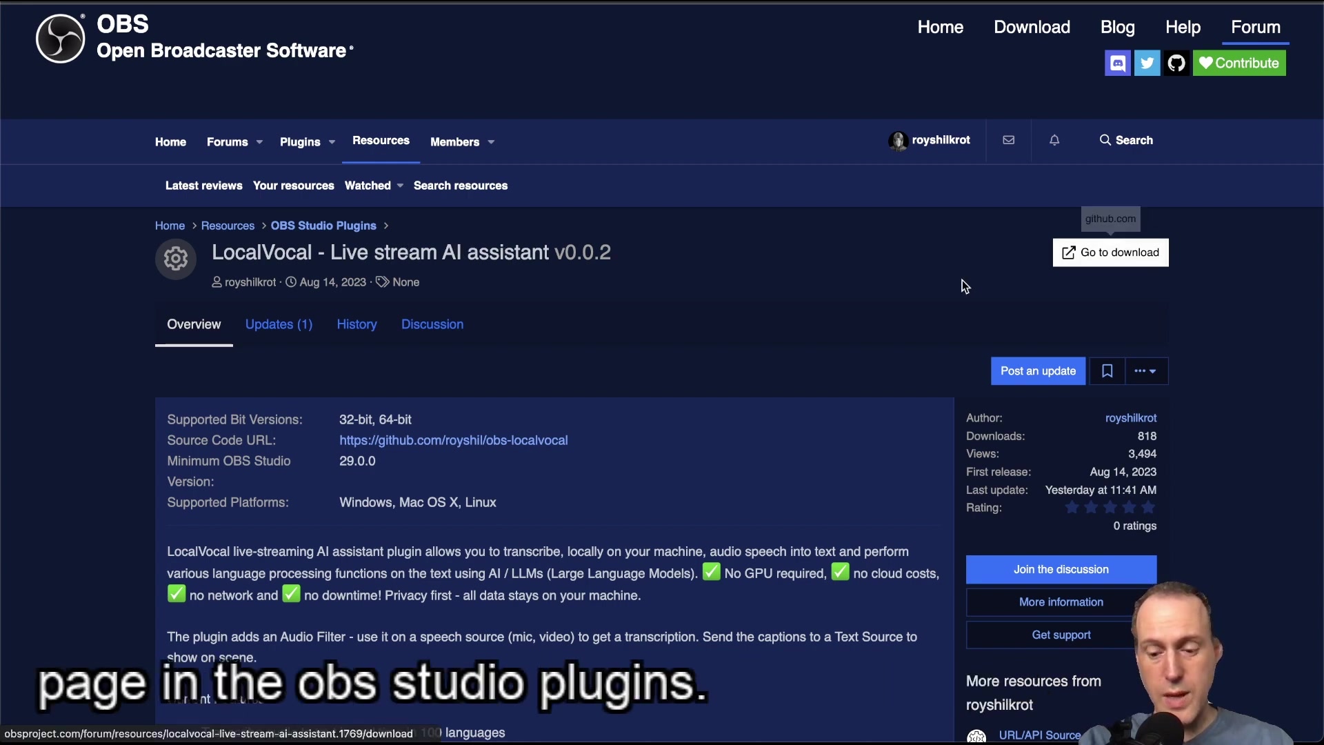 LocalVocal: Offline AI Speech-to-Text for OBS Streaming