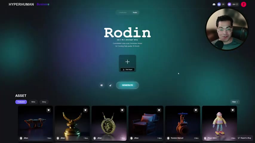 使用AI輕鬆創建3D模型：Rodin完整指南