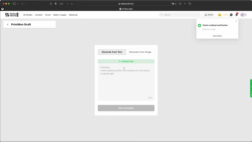 PrintMon Maker: 使用AI创作3D打印梦幻生物