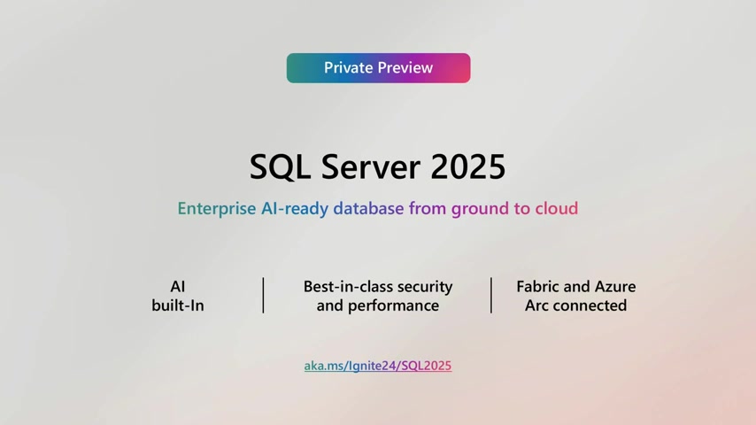 SQL Server 2025: Una Plataforma de Datos con IA Integrada