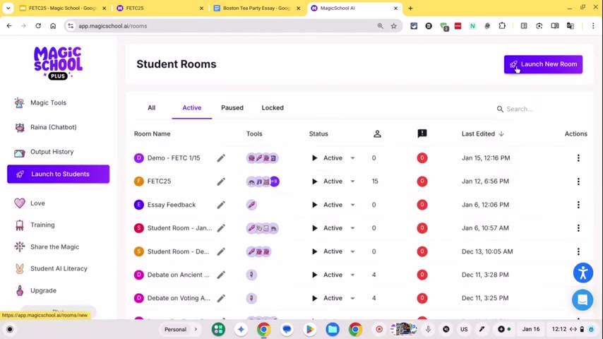MagicSchool AI for Students: Transform Learning with AI Rooms