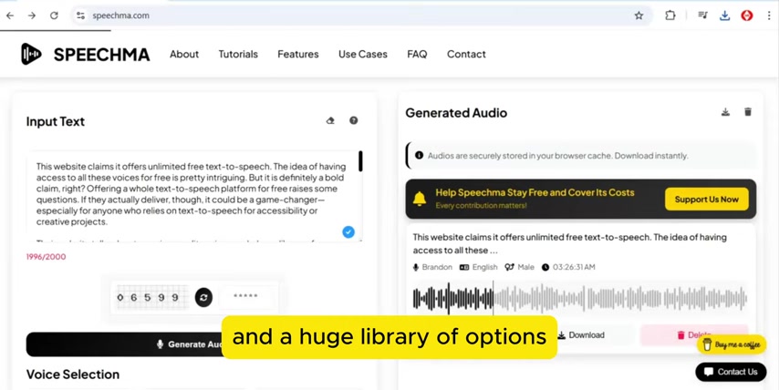 SPEECHMA: Free Text-to-Speech for Natural Voiceovers in 2025