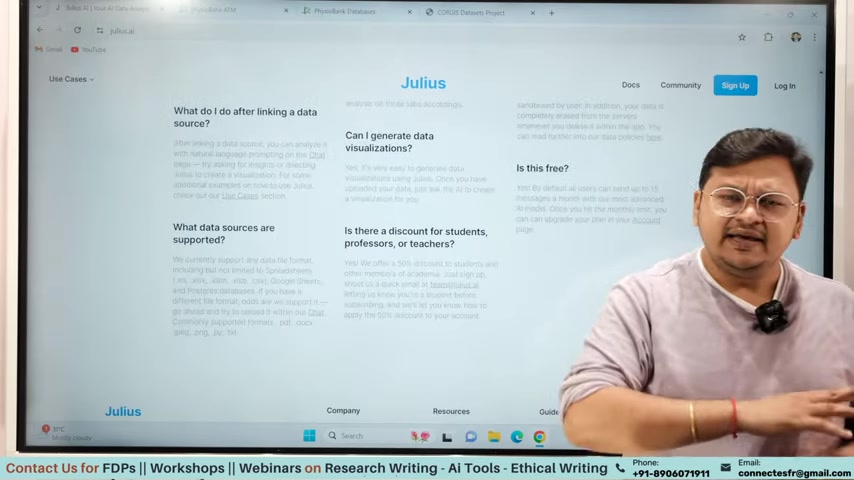 Julius AI : Analyse des données avec l'intelligence artificielle computationnelle