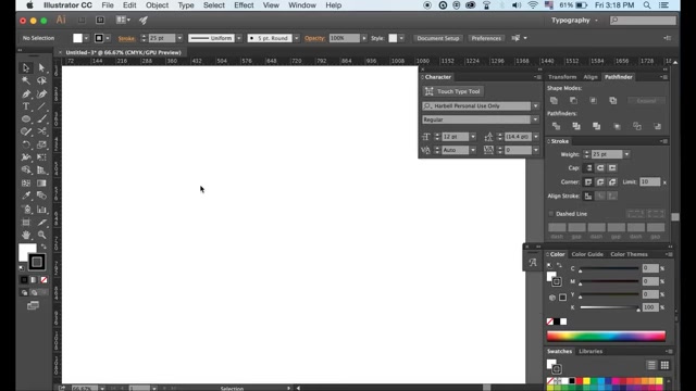 Create Outline Text in Adobe Illustrator: Stroke Techniques