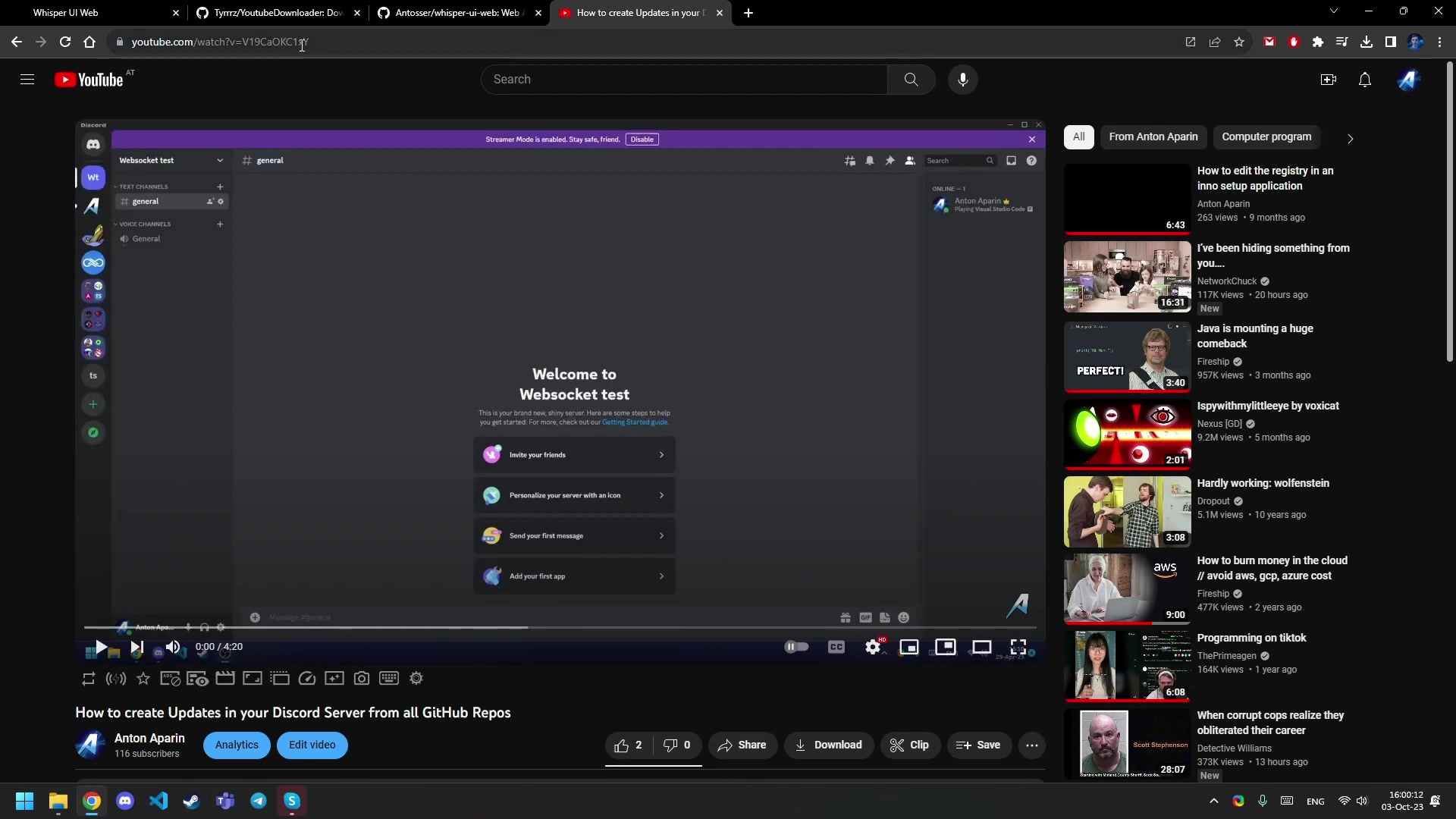 Transcripción de Audio y Video a Texto con Whisper UI Web