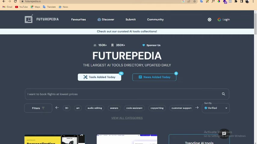 Futurepedia: Encontre Todas as Ferramentas de IA em um só Lugar