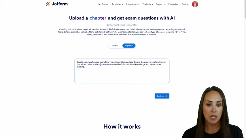 Effortless Quiz Creation with Jotform's AI Quiz Generator